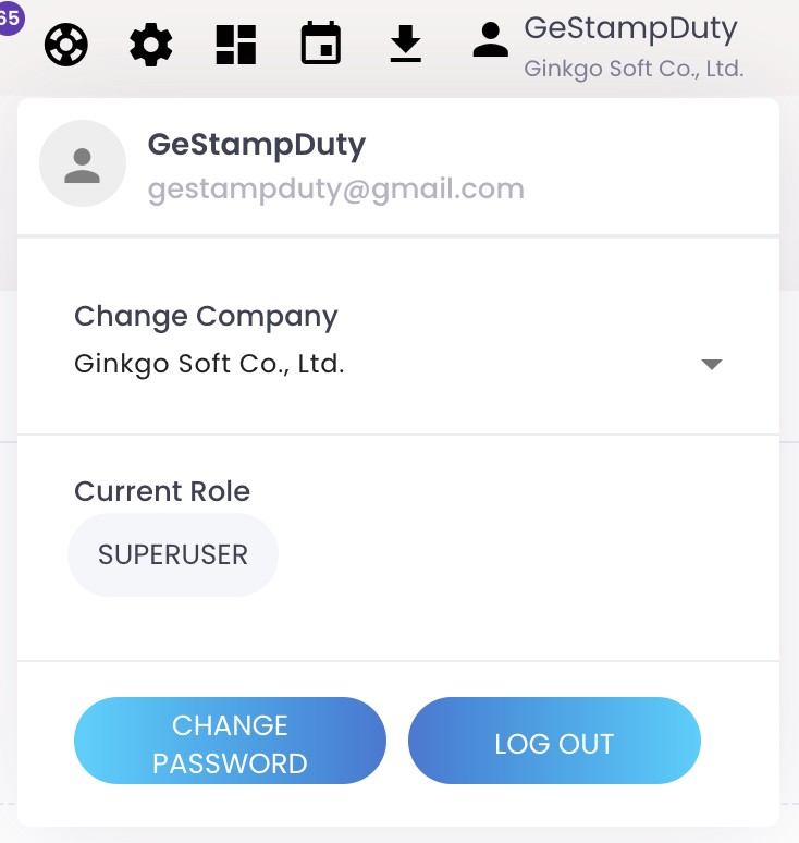 User profile - GeStamp Duty
