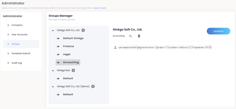 Group Management - GeStamp Duty